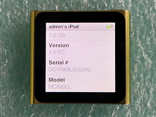 Apple iPod Nano 6th Gen A1366 8GB MC690LL *Read* | AP783 | eBay