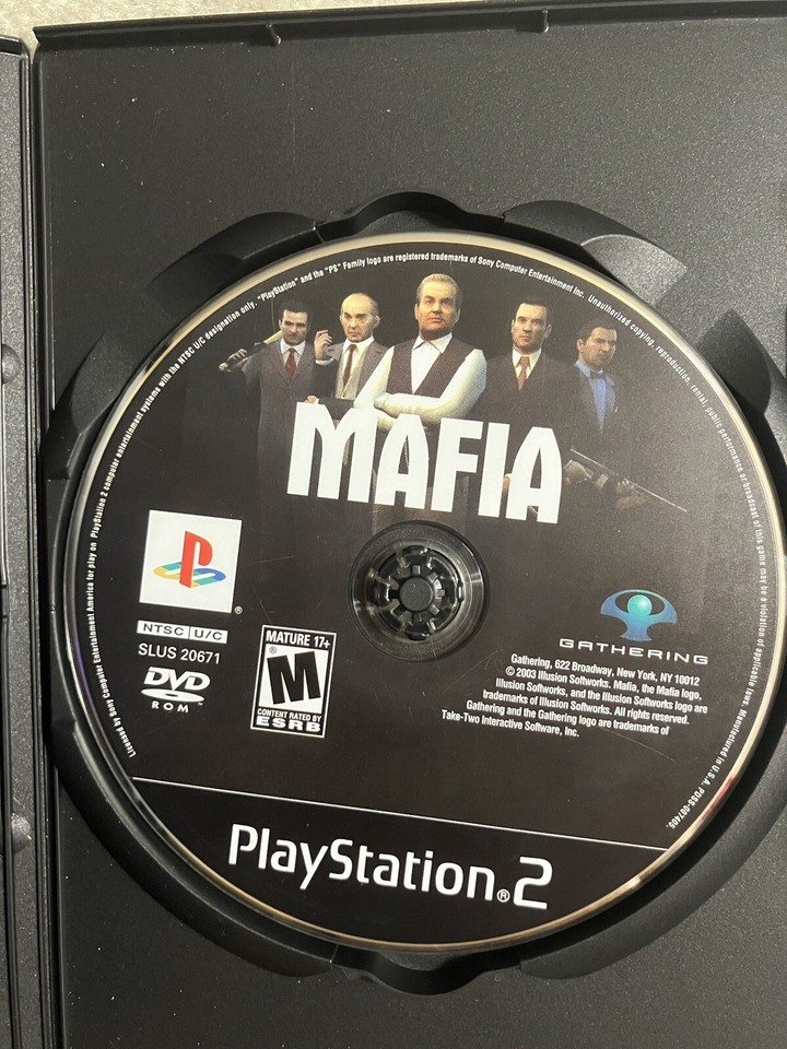 Mafia PS2 (Sony PlayStation 2, 2004) 710425271212| eBay
