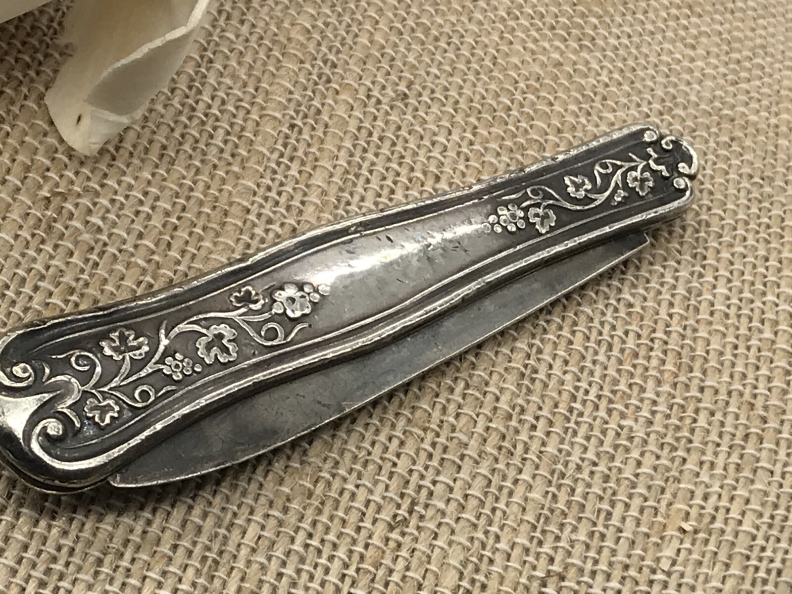 Sterling AC Hallmark / English Folding Fruit Knife Sterling English ...