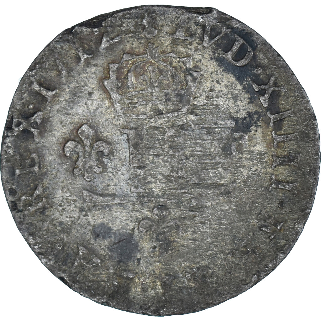 [#1065330] Coin, France, Louis XIV, XV Deniers (pièce de), 1712, Metz ...