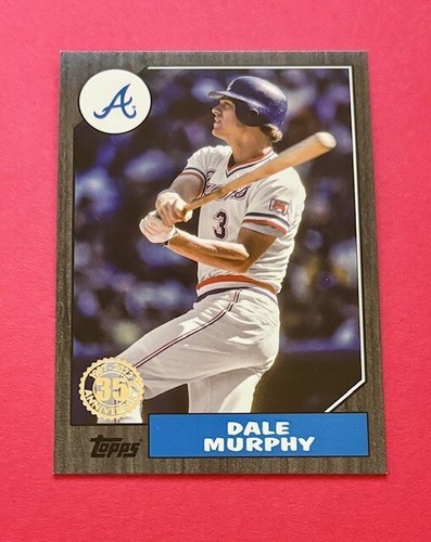 2022 Topps Dale Murphy #T87-48 1987 Topps 35th Anniversary Black #/299 ...