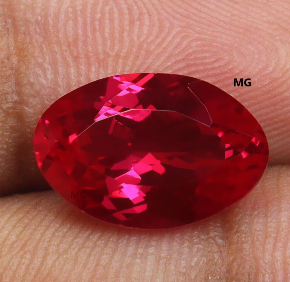 Natural Oval Red Ruby 8.10 Ct 15mm Faceted Cut AAAAA VVS Loose Gems | eBay