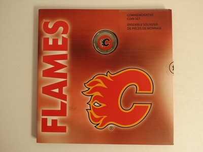 2008 Calgary Flames Commemorative Coin Set Canada Royal Canadian Mint ...