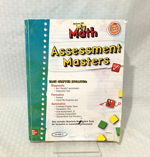 MCGRAW HILL / MY MATH / ASSESSMENT MASTERS / GRADE 2 / TEACHER RESOURCE ...
