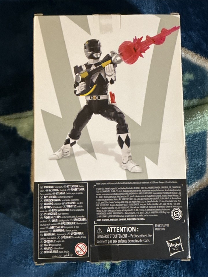 Power Rangers Lightning Collection Mighty Morphin Black Ranger (Zack ...