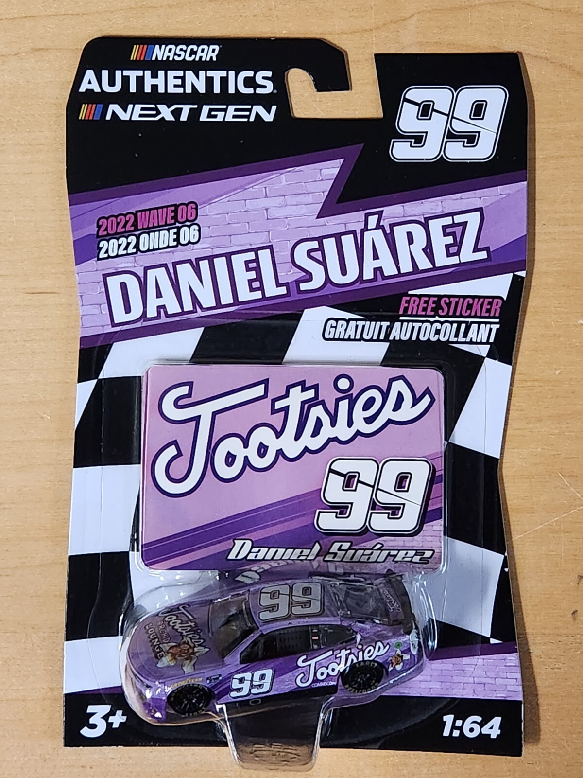 2022 Wave 6 Daniel Suarez Tootsies Orchid Lounge 1/64 NASCAR Authentics ...