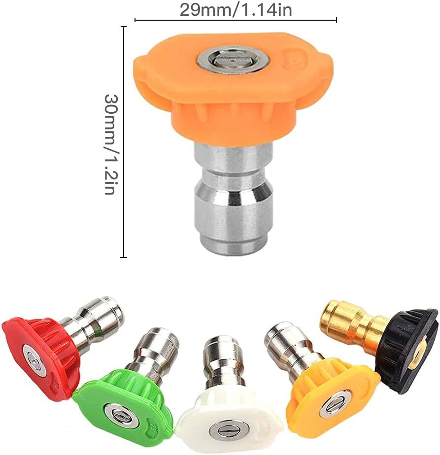 Pressure Spray Nozzle Quick Connection Washer Jet Wash Quick Release ...