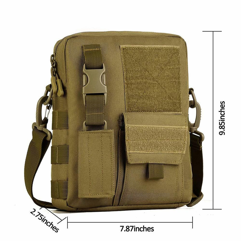 Men's Canvas Vintage Military Messenger Shoulder Bag Handbag Crossbody ...