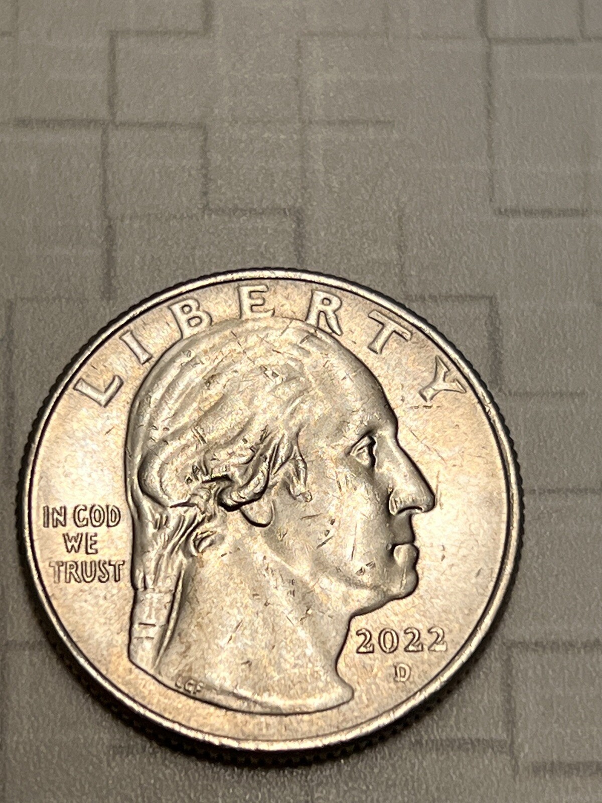 2022 Nina Otero-Warren Quarter error coin. HUGE DIE CHIP ON TEXT. NEW ...