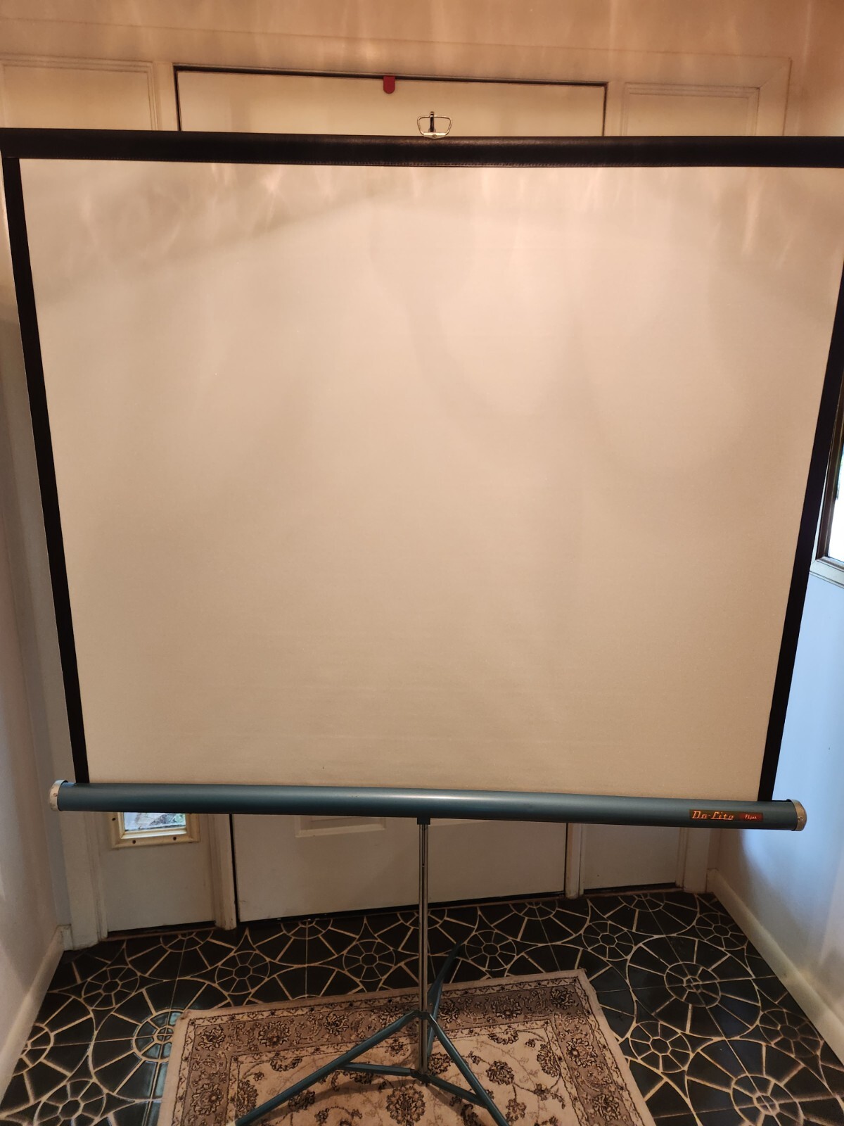 Vintage DA-LITE Flyer MOVIE SLIDE Projection Portable SCREEN 42x42 | eBay