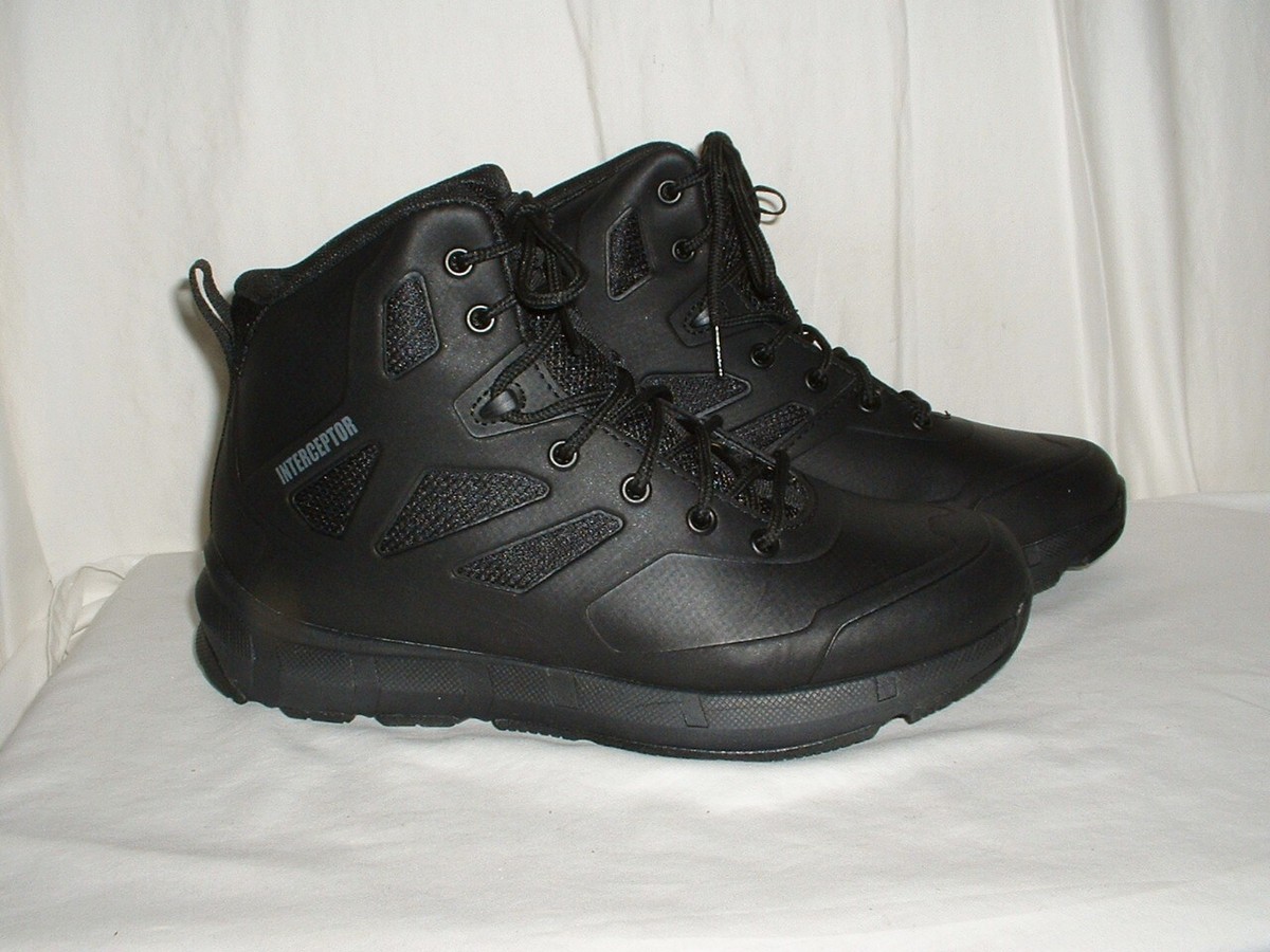 Interceptor Mens Size 95 Black Leather Tactical Combat Thowi Men's