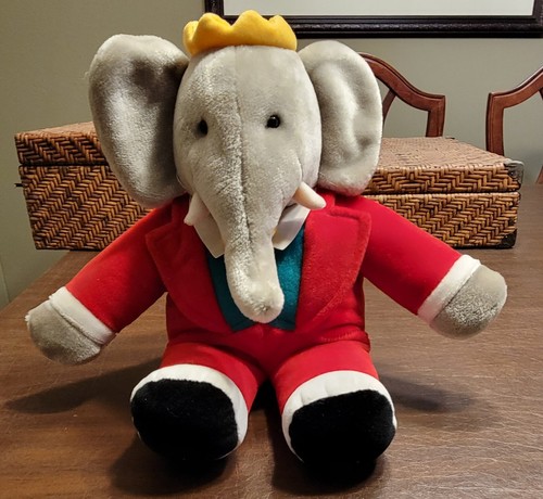 Babar Gund 14" Plush Stuffed Toy Elephant Macy's Holiday Christmas | eBay