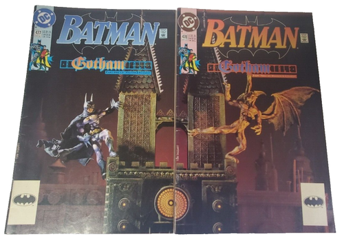 Batman Issues #477 and #478 Connecting Comic Books. John Wagner. DC ...