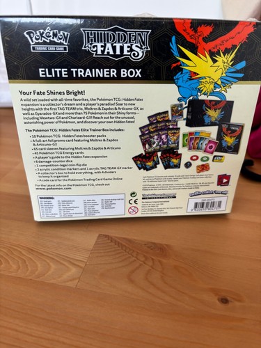 Pokémon TCG: Hidden Fates Trainer Box, 2019 for sale online | eBay