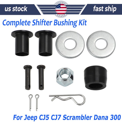 For Jeep CJ5 CJ7 Scrambler Dana 300 Transfer Case Shifter Bushing Kit ...