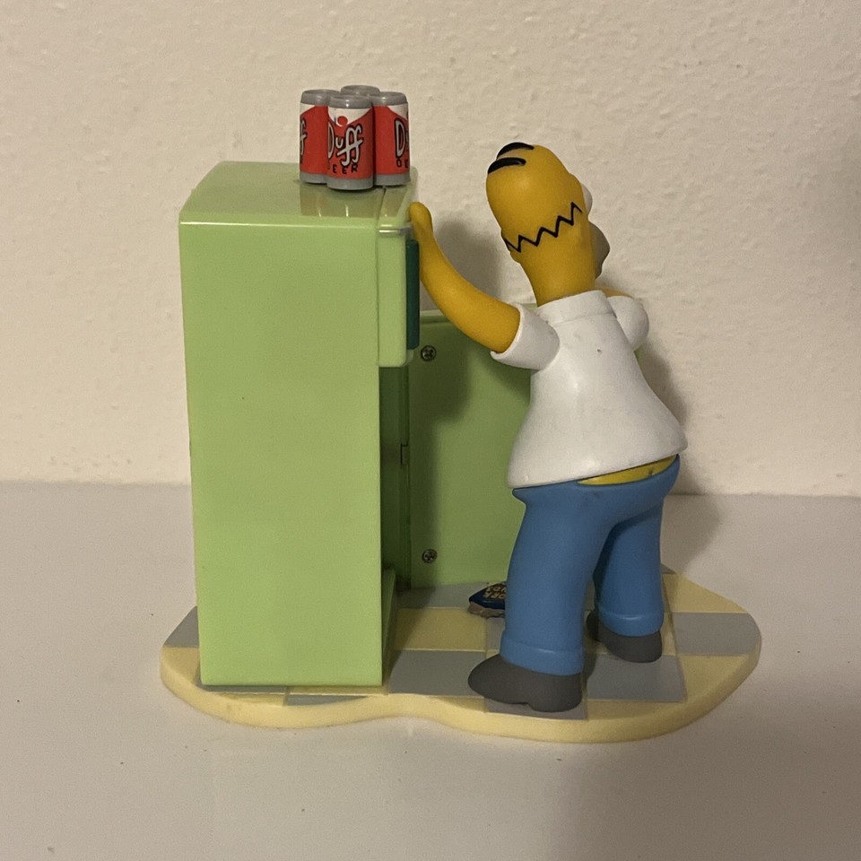 The Simpsons Homer Talking Alarm Clock Animated Light/Sound Wesco 2002 ...