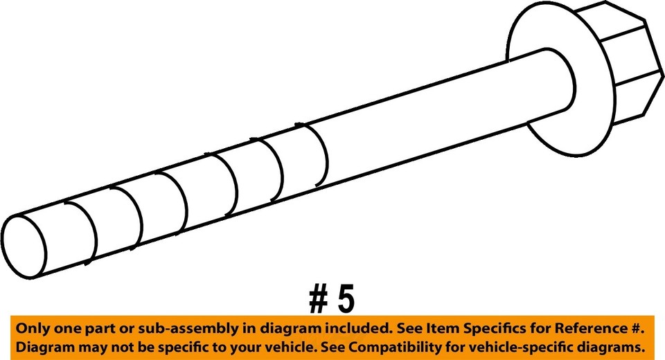 GM OEM 18-24 Acadia Suspension Components-Lateral Arm Bolt 11610917 | eBay