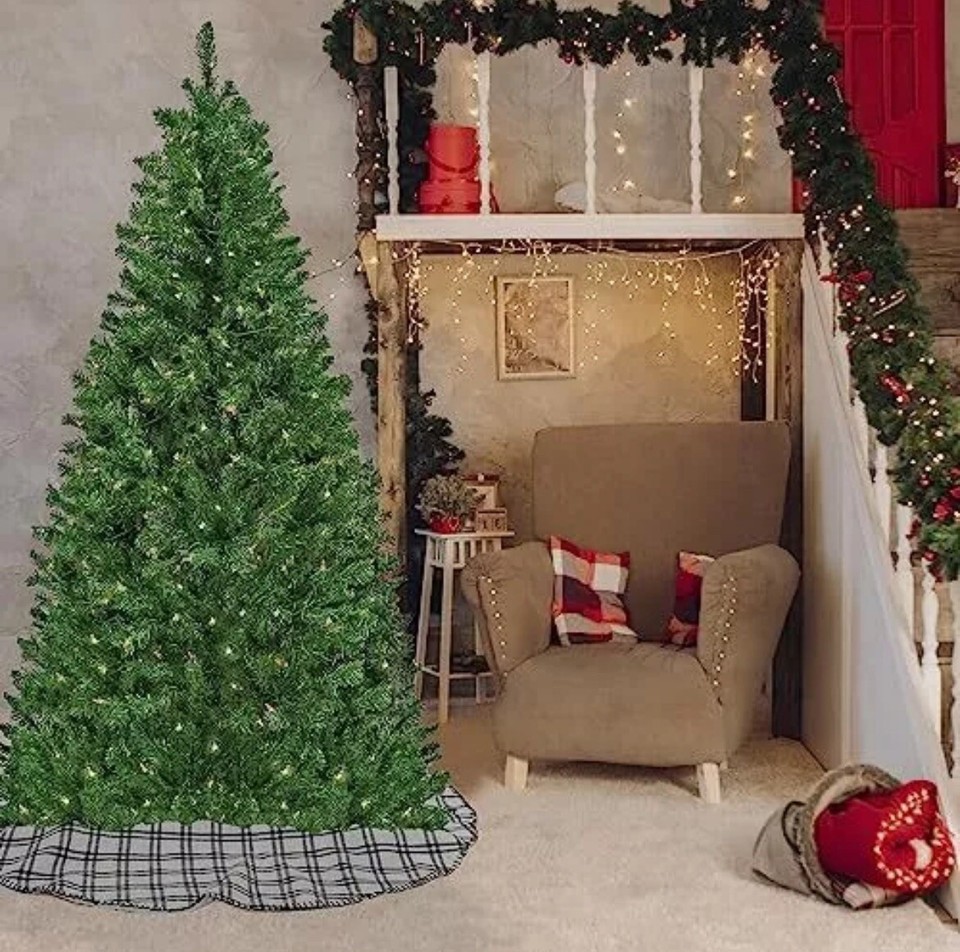 National Tree Company Acacia Pre-lit 6Ft Christmas Tree With Clear ...