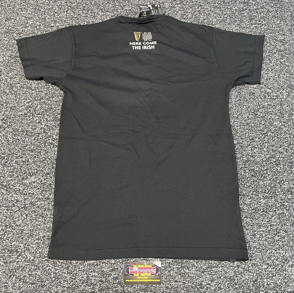 Notre Dame Guinness Football Helmet T-Shirt Size Small 100% Cotton ...