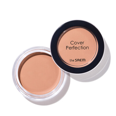 [THESAEM] Cover Perfection Pot Concealer No.Peach Beige - 6g / Free ...