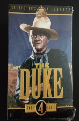John Wayne The Duke VHS Classics 4 Tape Set NEW HG18 | eBay