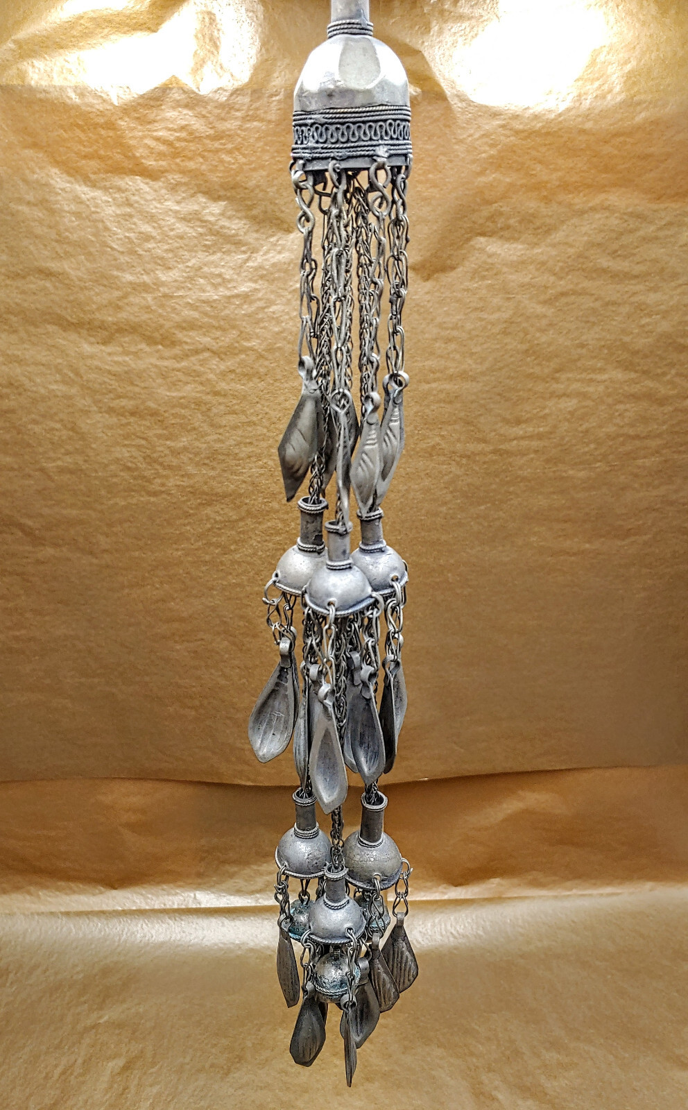 Antique Silver Middle Eastern Metal Tribal Tassel | eBay