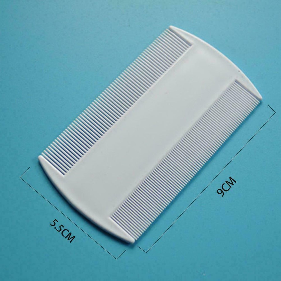 1x Double Sided Nit Comb Fine Tooth Head Lice Hair J0G3 Flea L5 Lot G ...