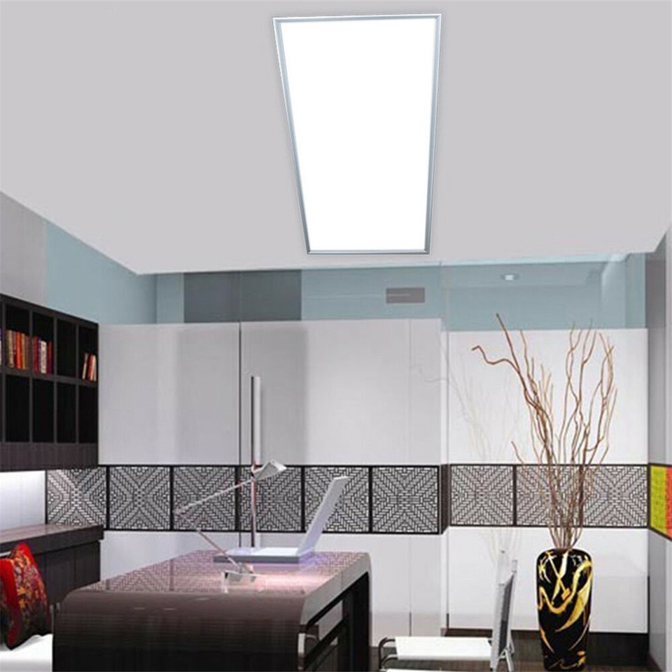 2x4 2x2 Square Rectangle Recessed LED Panel Light 36W 48W 72W Ceiling ...