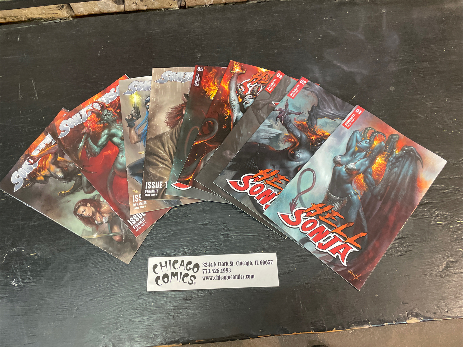 Sonjaversal 1-10 + Hell Sonja 1-5 - Two Complete Mini Series Dynamite ...