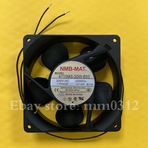 NMB 4715MS-20W-B50 200V 50/60Hz 15/14W 120MM*38MM 2-Wire AC Cooling Fan ...