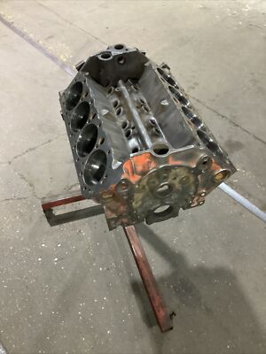 1964 CHEVROLET SMALL BLOCK CHEVY 327 ENGINE BARE BLOCK. SUFFIX: S. WE ...