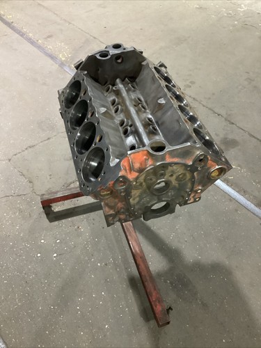 1964 CHEVROLET SMALL BLOCK CHEVY 327 ENGINE BARE BLOCK. SUFFIX: S. WE ...