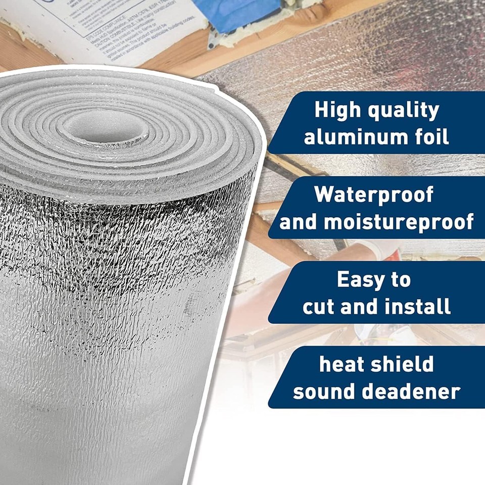 Choose Sizes Barrier Solar Attic Foil Reflective Insulation radiation ...