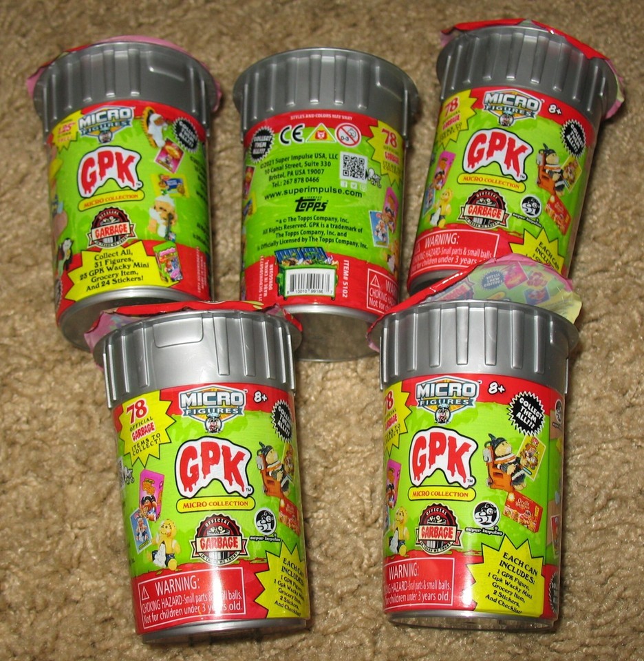 GARBAGE PAIL KIDS: MICRO FIGURE LOT OF 33 FIGURES, SUPER IMPULSE | eBay