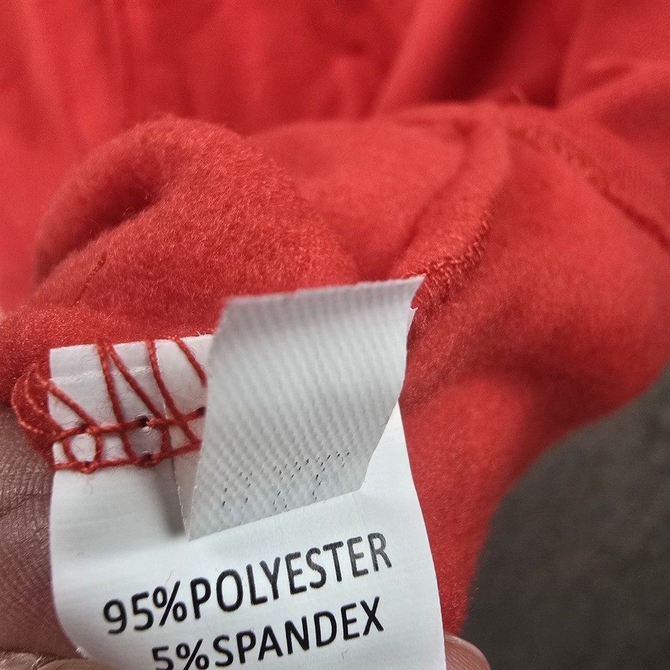 Red Longline Hoodie Pullover Fleece Kangaroo Pocket Drawstring ...