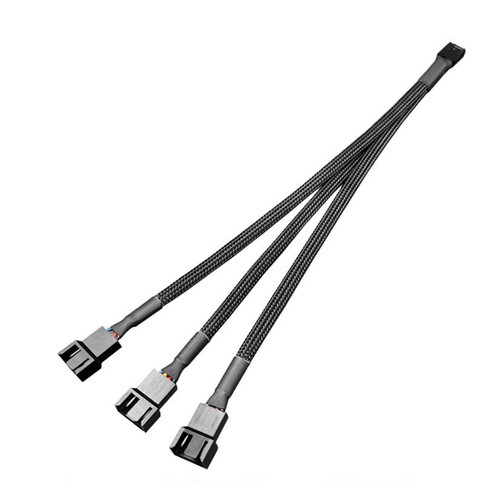 27cm Female-to-Male 4 Pin 1 to 3 Way Cooling Fan Water Cooling PWM Fan ...