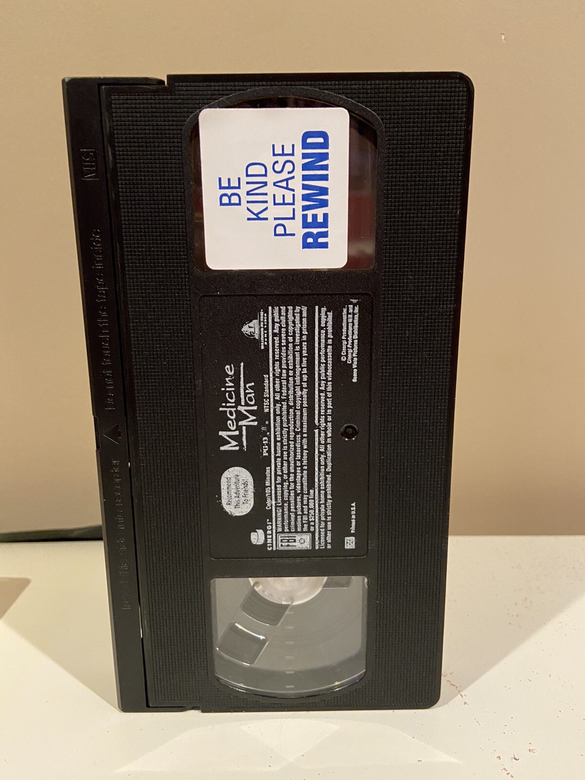 Medicine Man (VHS, 1992) Sean Connery Former Rental Hard Case ...