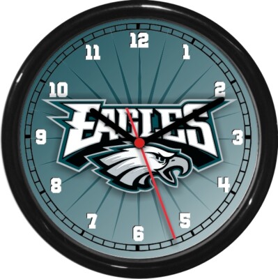 Philadelphia Eagles NFL Football Wall Clock | eBay