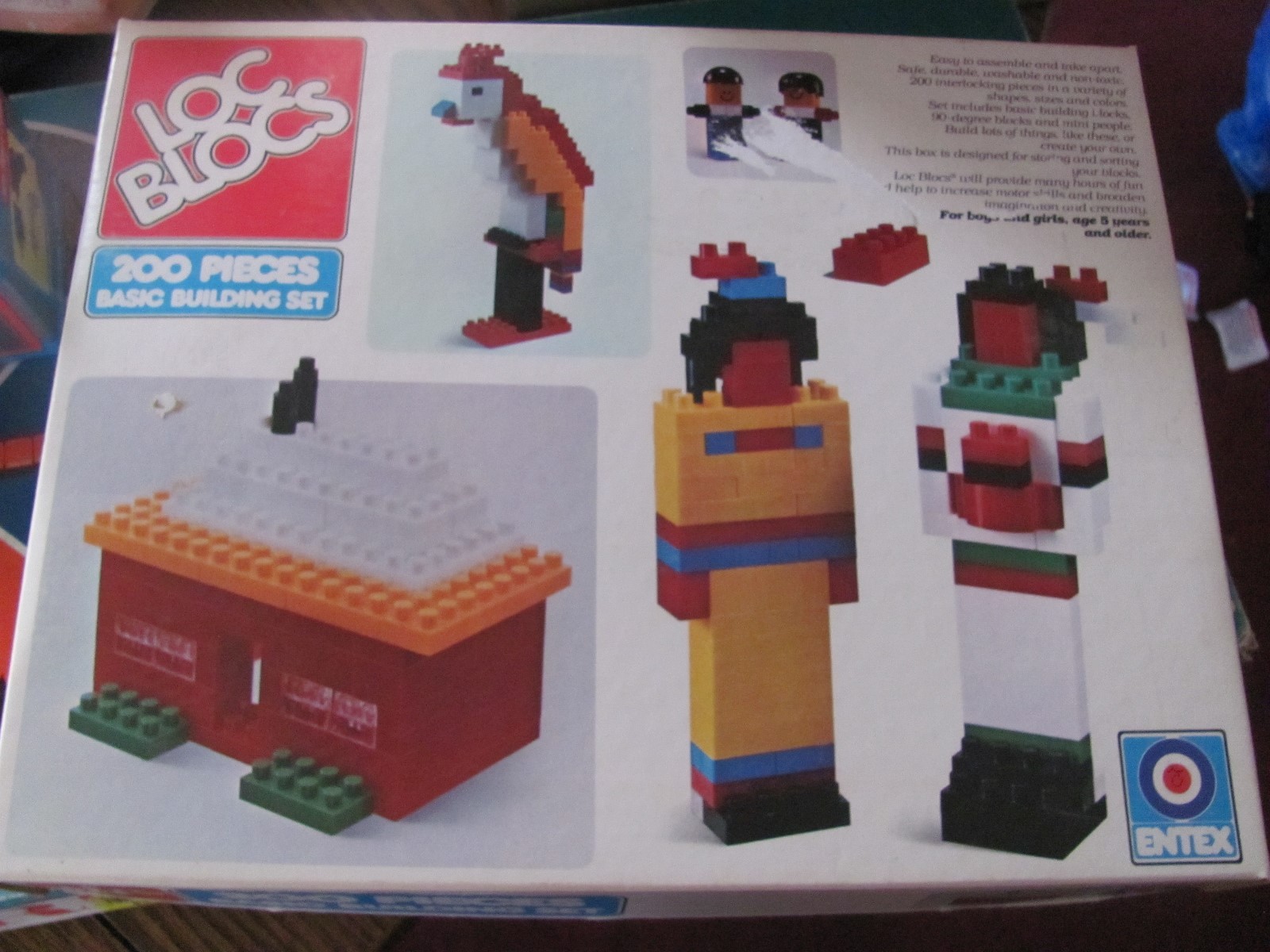 Loc Blocks Basic Building set COMPLETE? with box #1070 200+ pieces ...