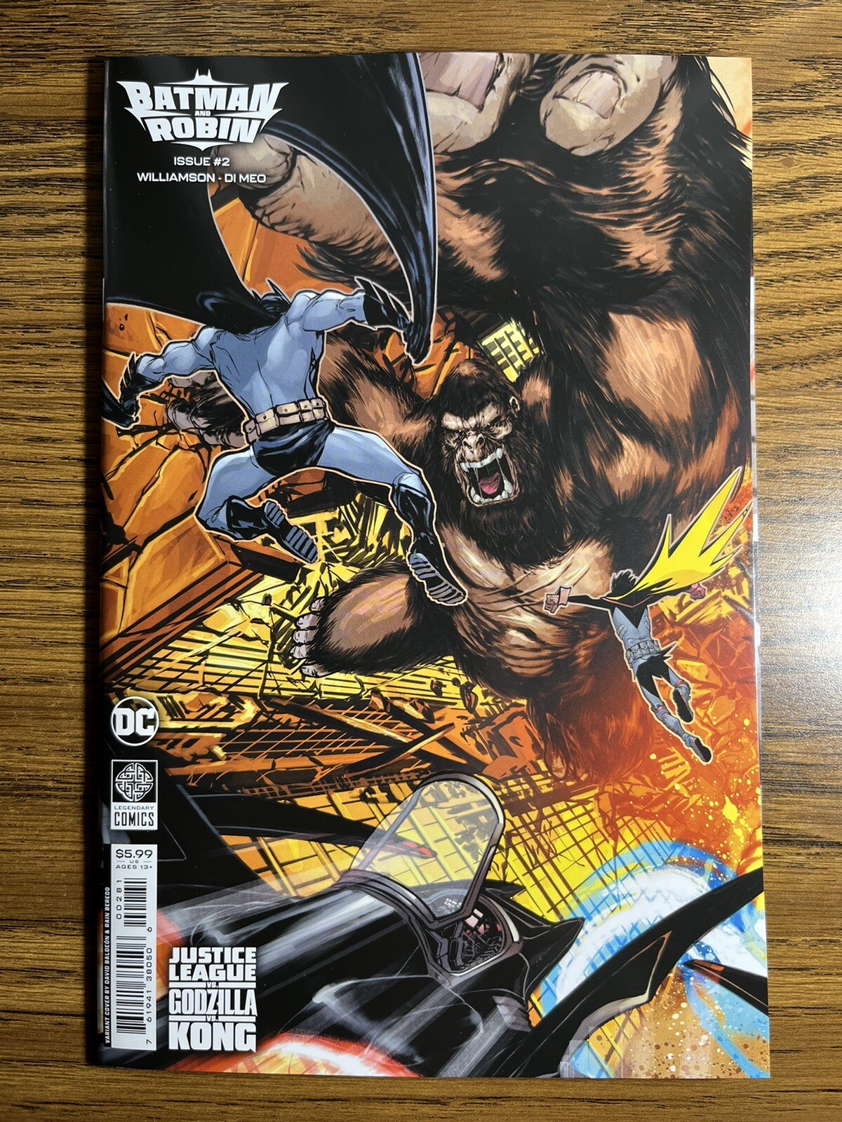 BATMAN AND ROBIN 2 NM/NM+ 1ST APP OF SHUSH CONNECTING VARIANT DC COMICS ...