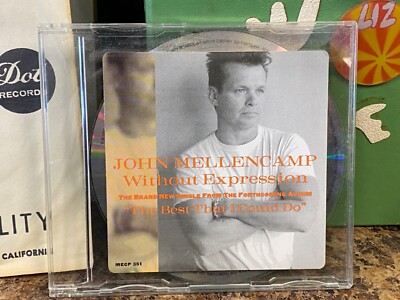 John Mellencamp Without Expression CD single Mercury 1997 DJ PROMO VG+ ...