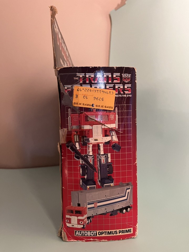 G1 1984 OPTIMUS PRIME VINTAGE BOXED • T4 STAMP • G1 TRANSFORMERS | eBay