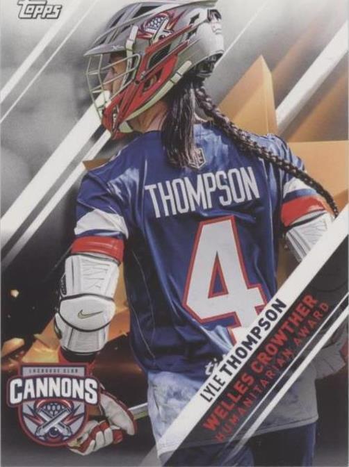2022 Topps Premier Lacrosse League - Award Winners Lyle Thompson #AW-11 ...