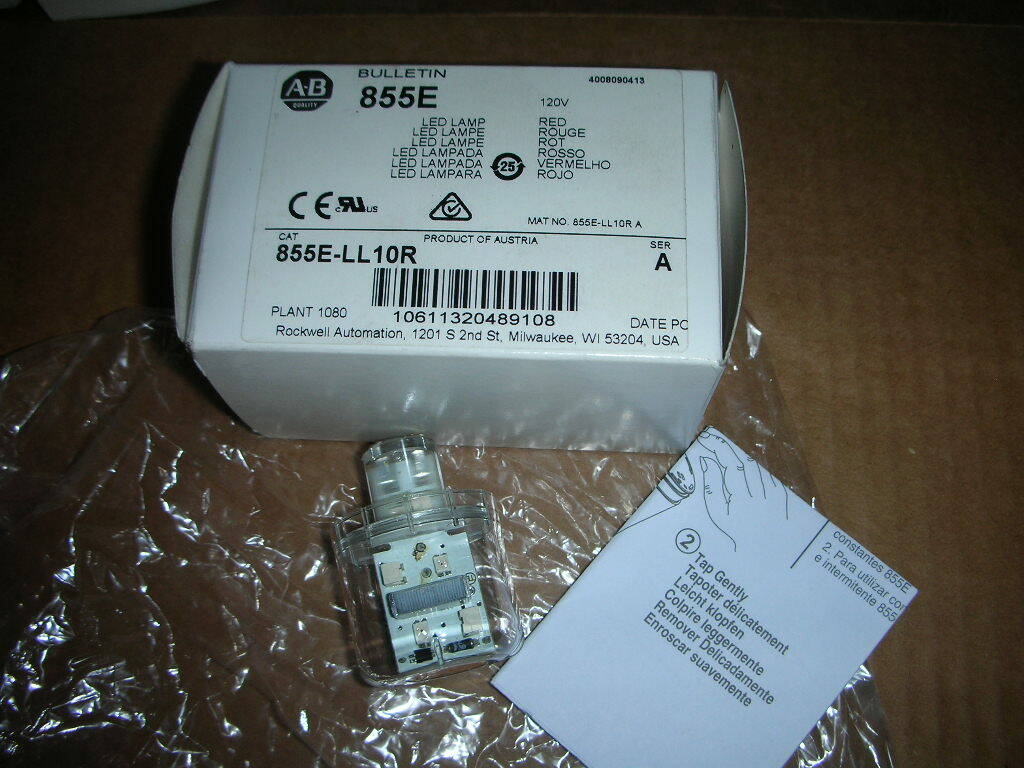 Allen Bradley 855E-LL10R, W, A Red, White or Amber LED Stack Light ...