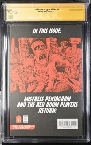 Red Room (2023) # 1 (CGC 9.8 SS) Signed & Sketch Tim Vigil ...