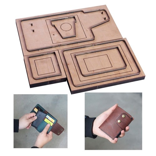 Diy Leather Craft Cardholder Folded Wallet Die Cutting Knife Mold Metal ...