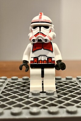 LEGO Star Wars Clone Trooper Minifigure Ep 3 Red Markings Shock Trooper ...