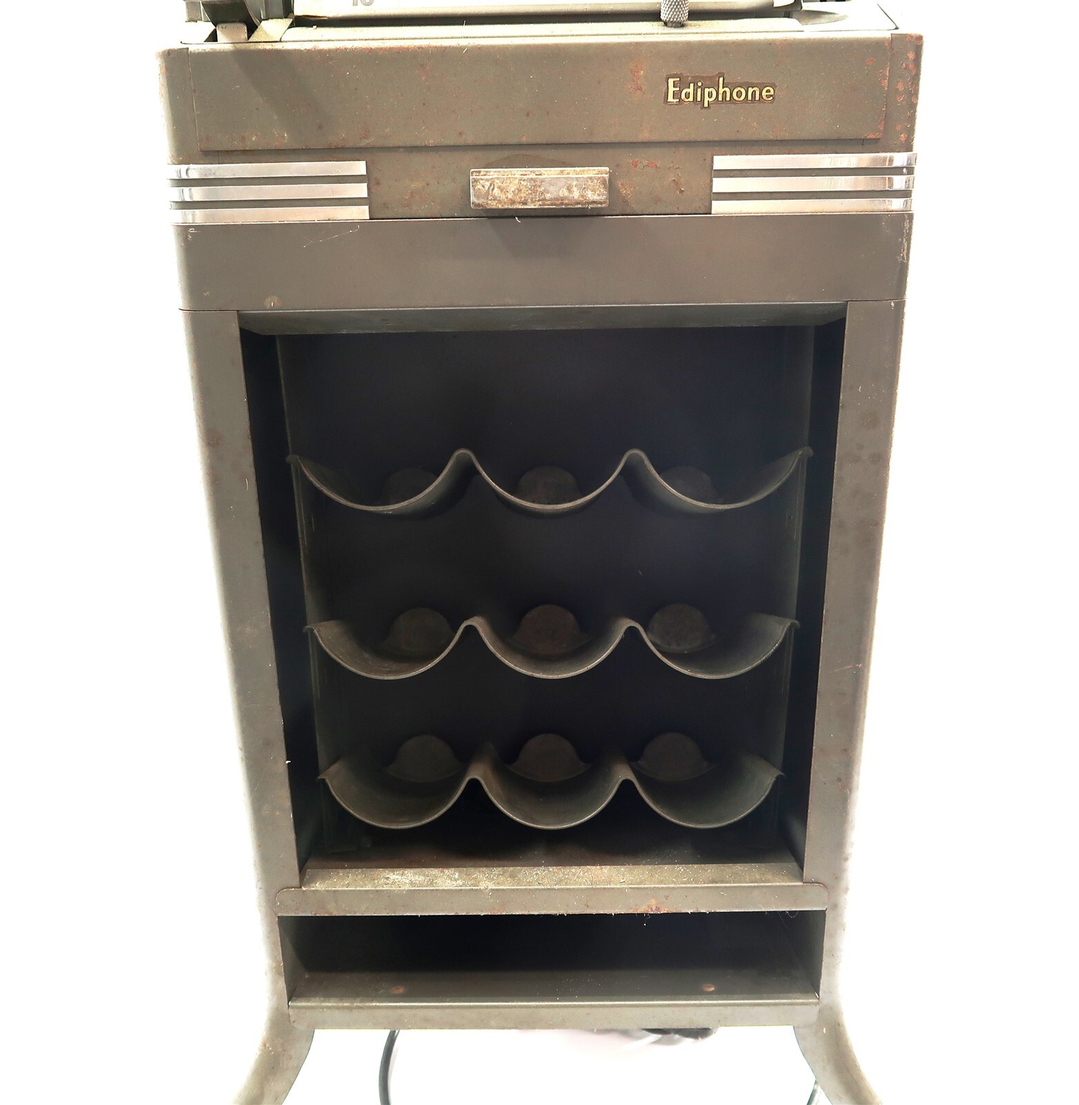 Antique EDISON EDIPHONE Transcription Machine With Stand & Cables AS-IS ...