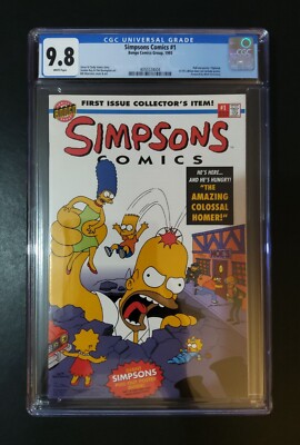 Simpsons Comics #1 CGC 9.8 | eBay