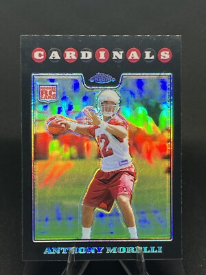 ANTHONY MORELLI 2008 Topps Chrome REFRACTOR #TC180 Rookie RC Arizona ...